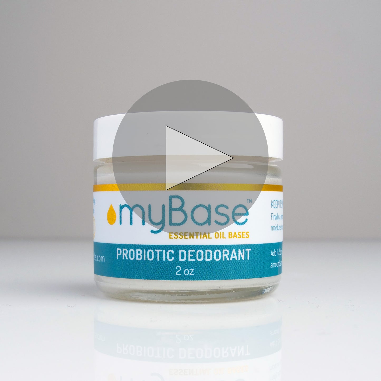 Buy Our Natural Probiotic Deodorant for Women | myBase Products